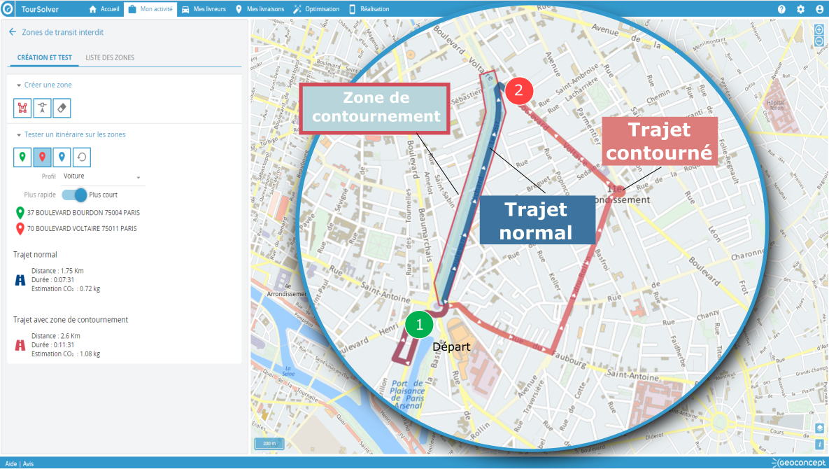 Les API d'itinéraires | GEOCONCEPT SA